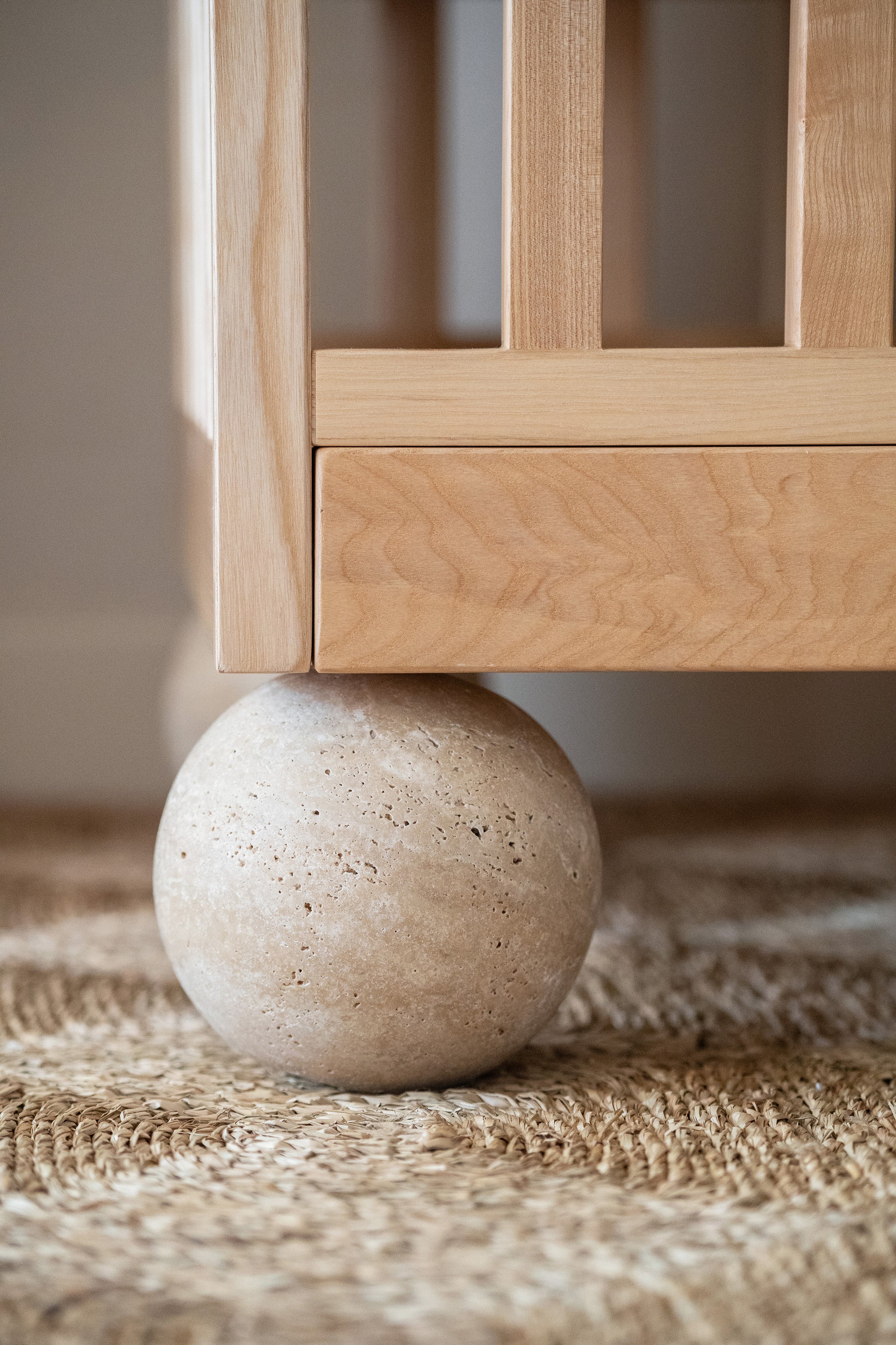 Travertine Cot Legs – Sacred Bundle