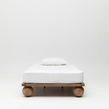 Zali King Single Bed Walnut – Sacred Bundle