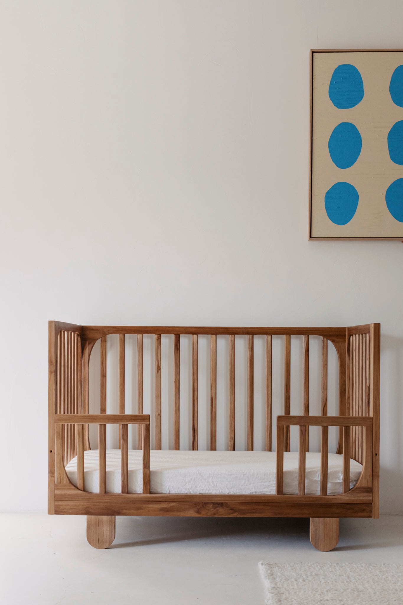 Sacred Bundle Organic Cot Sheet Blanc
